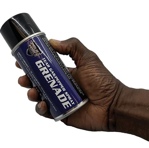 Police Force Tactical Tear Gas Grenade Self Defense Pepper Spray