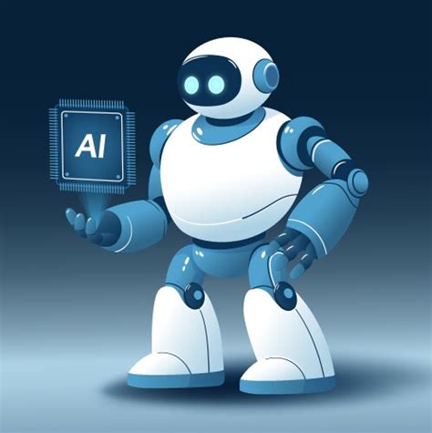 Ai Robot Assistant Artificial Intelligence Vector Image
