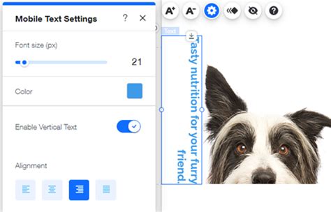 Wix Editor Adding And Customizing Text On Your Mobile Site Help