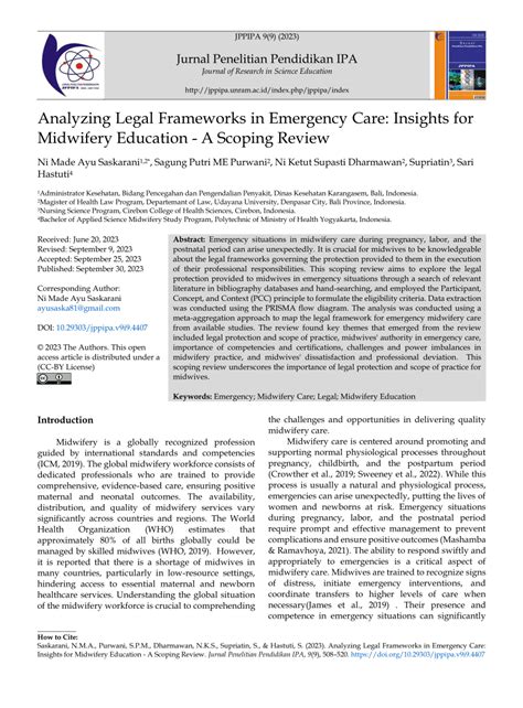 Pdf Analyzing Legal Frameworks In Emergency Care Insights For