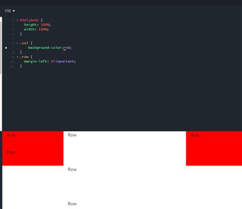 Html Bootstrap Column Is Cutting Off The Left Edge Of My Rows Stack Overflow