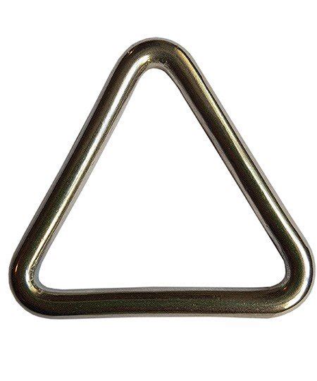 Stainless Steel Delta Ring Yw