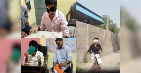 Chitrakoot 13 Years Old Yash Patel Can Blindfolded Reads Newspaper Do Cycling And Many Other