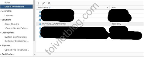 create read only user in vmware vcenter 6 7