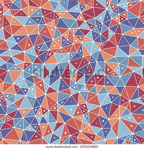 Triangulation Geometric Shapes Background Multiple Repeated Stock