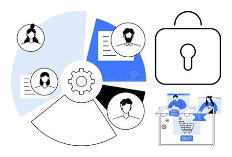Data Security And E Commerce Teamwork Online Shopping And Privacy