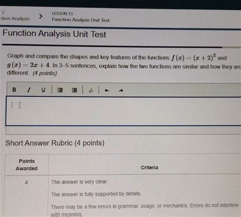 2 lesson 13 ction analysis function analysis unit test function