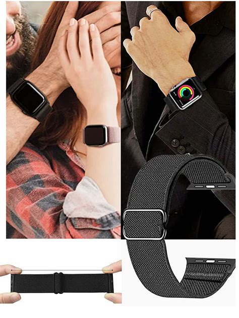 1 Pezzo Anelli Elastici Neri Compatibili Con Il Cinturino Apple Watch