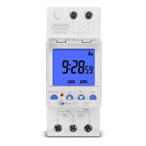 Electronic Weekly 7 Day Programmable Digital Timer Switch Backlit Lcd