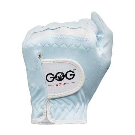 Badu Bg Опаковка 1 чифт Дамски ръкавици за голф Дамски дишащи сини противоплъзгащи ръкавици за