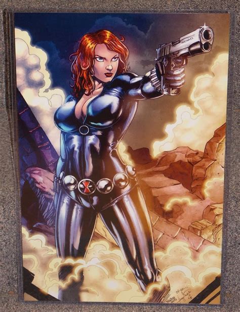 Black Widow Comic Artwork