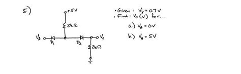 solved given vγ 0 7 v find v0 v for a va 0 v b