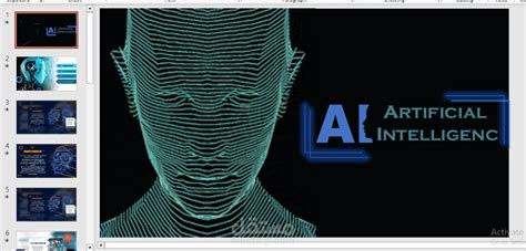 بوربوينت متحرك عن الذكاء الاصطناعي Ai مستقل