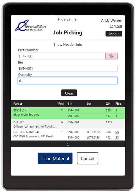 Mobile Barcode Modules For Epicor Kinetic