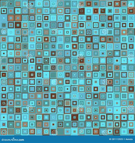 Seamless Square Mosaic Pattern Vector Illustration Stock Vector Illustration Of Vector