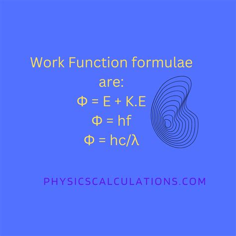What Is Work Function And Its Significance Design Talk