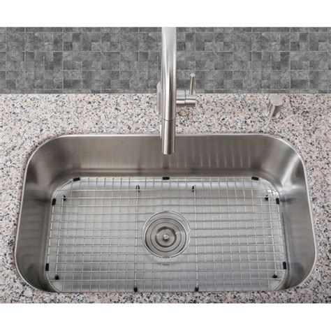 Steeleader Sink Grid Center Drain Left To Right 18 11 X Front To Back 13 39 With Corner 3 5 In