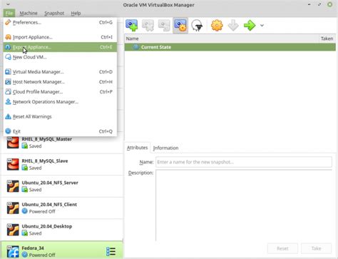 How To Export And Import Virtualbox Virtual Machines