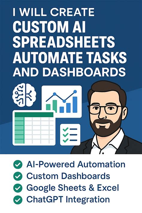 Create Custom Ai Spreadsheets Automate Tasks And Dashboards By Fatimahmutee Fiverr
