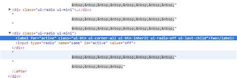 Html Stop Jquery Mobile Horizontal Radio Buttons From Breaking Or