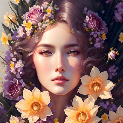 Premium Ai Image Girl Beautiful