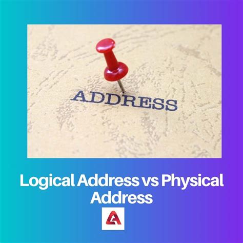 logical address vs physical address difference and comparison
