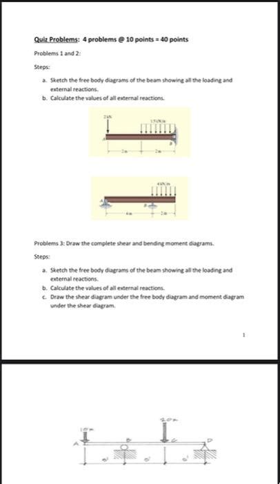 Solved Quir Problems 4 Problems 10 Points 40 Points Chegg Com