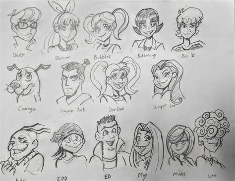 Fusionfall Characters Drawing