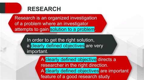 Research Objectives And Hypothesispptx