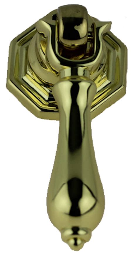 1 316 Traditional Drop Pull Polished Brass