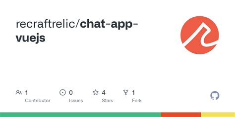 Github Recraftrelicchat App Vuejs