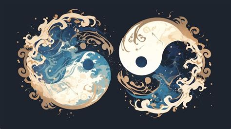 Korean Yinyang Patterns With Balanced Designs Premium Ai Generated Vector