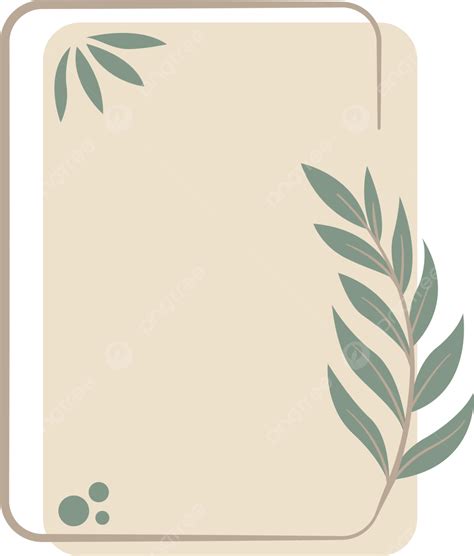 Rectangular Floral Border Background Vector Retangle Background Soft Color Png And Vector