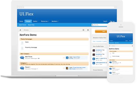 UI Flex XenForo Theme ThemeHouse