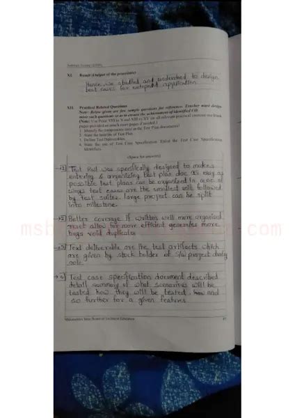 Software Testing Solved Manual Answers Pdf Ste Msbte 22518