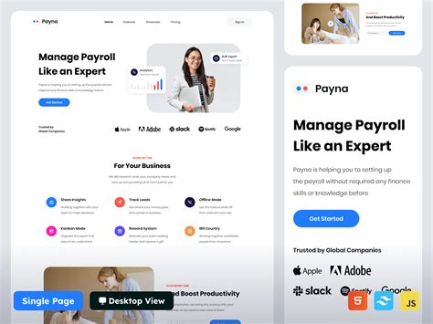 Download Payna Finance Company Profile Html Tailwind Css Template
