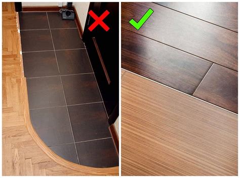 Стыковка плитки и ламината 73 фото