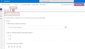 SharePoint Online Microsoft Forms Web Part Enjoy SharePoint