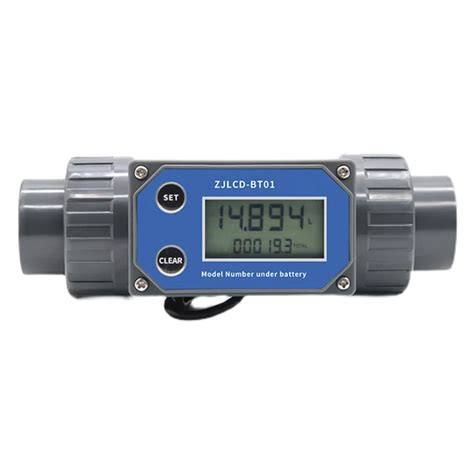 Flow Meter Electronic Lcd Digital Display Flowmeter Dn25 80 Zjlcd Bt01
