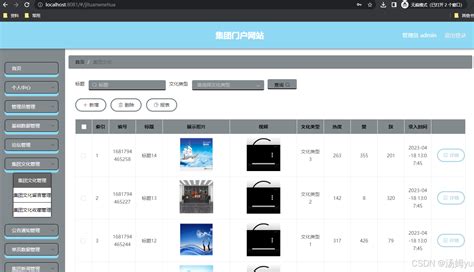 基于springboot的集团门户网站设计与实现基于springboot地方门户网站 Csdn博客
