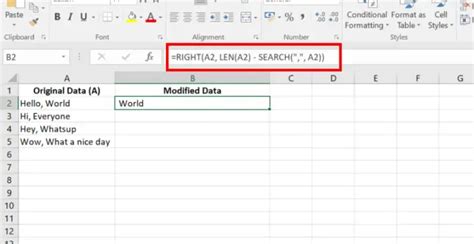how to remove text before or after a specific character in excel