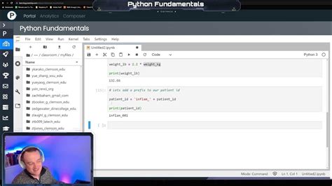 Intro To Python Python Fundamentals Vdb Computational Biology Youtube