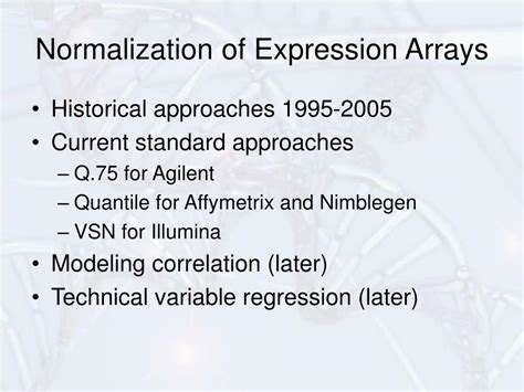 Ppt Microarray Normalization Powerpoint Presentation Free Download
