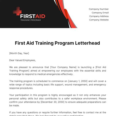 Free First Aid Templates To Edit Online