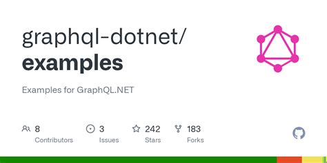 Github Graphql Dotnet Examples Examples For Graphql Net