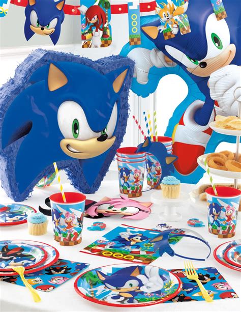 Sonic The Hedgehog Happy Birthday Banner Sonic The Hedgehog Sonic