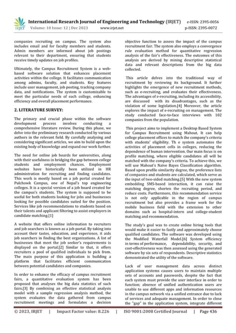 Campus Placement Hub Using K Means Clustering Algorithm Pdf