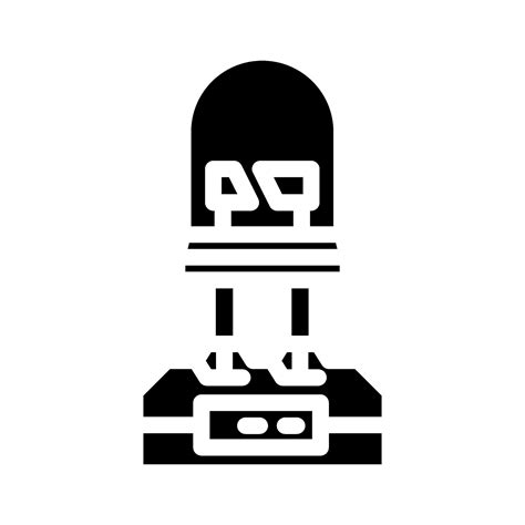 Diode Testing Electronics Glyph Icon Vector Illustration 32519487