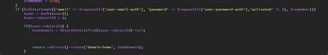 php laravel Сессия пропадает после редиректа на поддомен stack