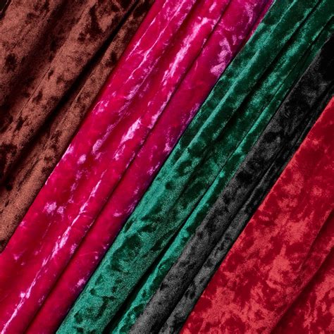 Crushed Velvet Fabric Crushed Velvet Fabric Panne Velour Fabric 100
